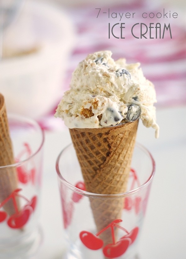 7-layer cookie ice cream recipe | Eat Your Books