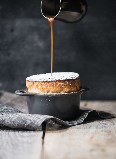 Apple pie soufflé + salted caramel recipe | Eat Your Books