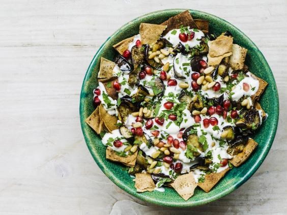 Aubergine fetteh (Fetteh beitinjaan) recipe | Eat Your Books