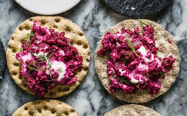 Beetroot, garlic and walnut purée recipe | Eat Your Books