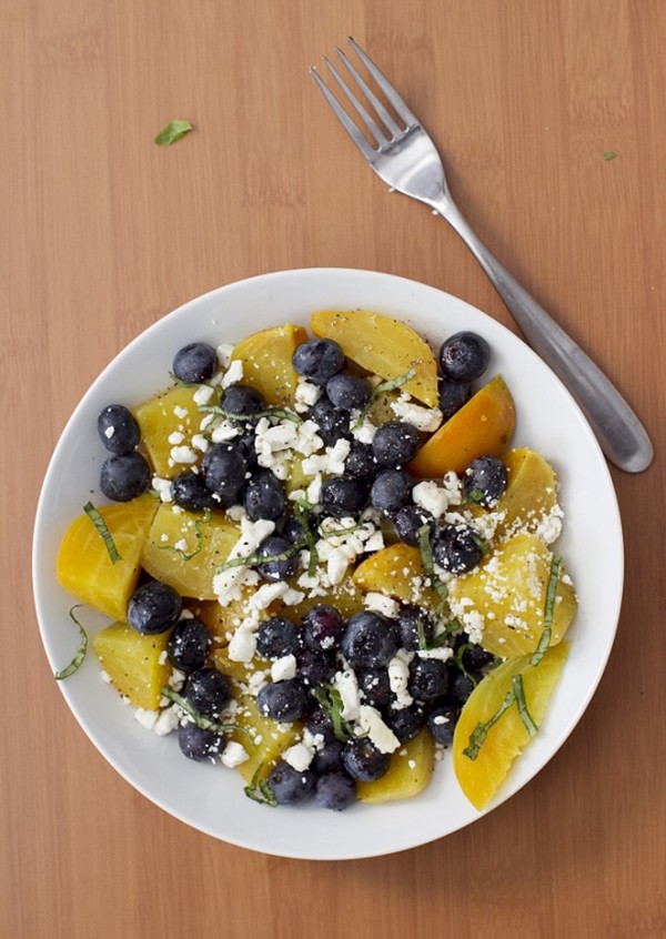 Blueberry, beet and feta salad recipe | Eat Your Books