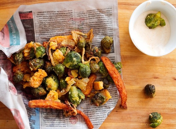 Deep fried vegetables (with dipping sauce) recipe | Eat Your Books