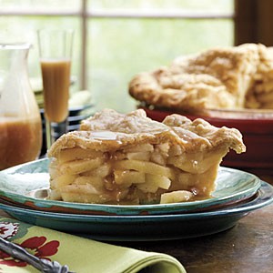 Double apple pie with cornmeal crust recipe | Eat Your Books