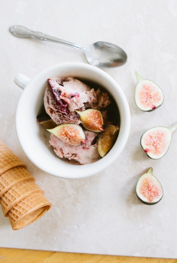 Fig and balsamic ice cream recipe | Eat Your Books