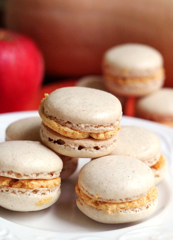 Ginger macarons with pumpkin bourbon buttercream recipe | Eat Your Books