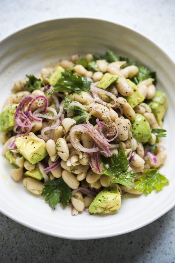 Greek bean salad (Fasolia piaz) recipe | Eat Your Books