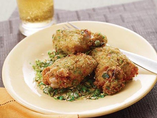 Green fried chicken for St. Patrick's Day (Serious Heat) recipe | Eat ...