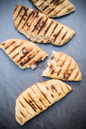 Grilled calzones with Italian sausage, artichoke, and ricotta recipe ...