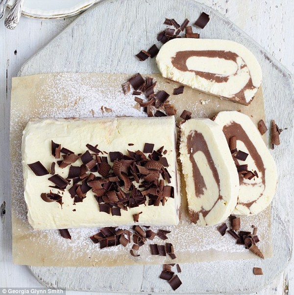 Irish cream ice cream roll recipe | Eat Your Books