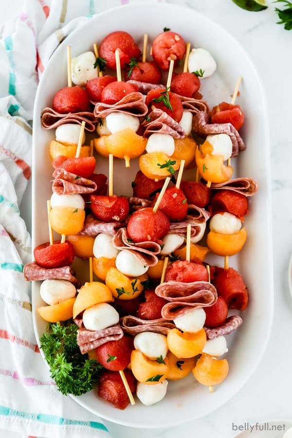Mini melon fruit kabobs recipe | Eat Your Books