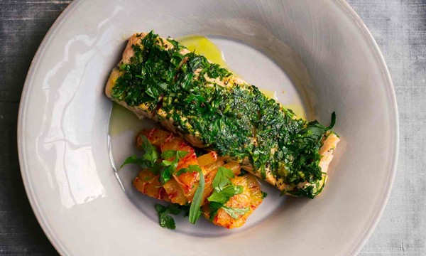 Nigel Slater’s herbed salmon recipe | Eat Your Books