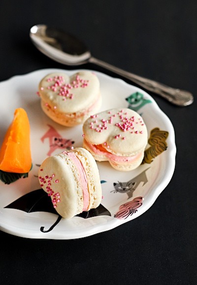 Peach Melba macarons recipe | Eat Your Books