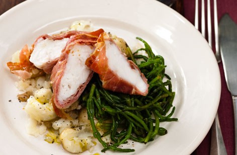 Roasted monkfish with Parma ham recipe | Eat Your Books