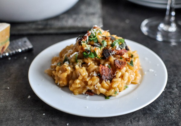 Roasted sweet potato risotto recipe | Eat Your Books