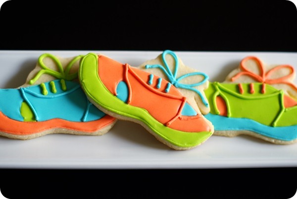 Running shoe cookies recipe | Eat Your Books