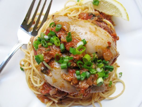 Sausage stuffed squid (Sunday Supper) recipe | Eat Your Books