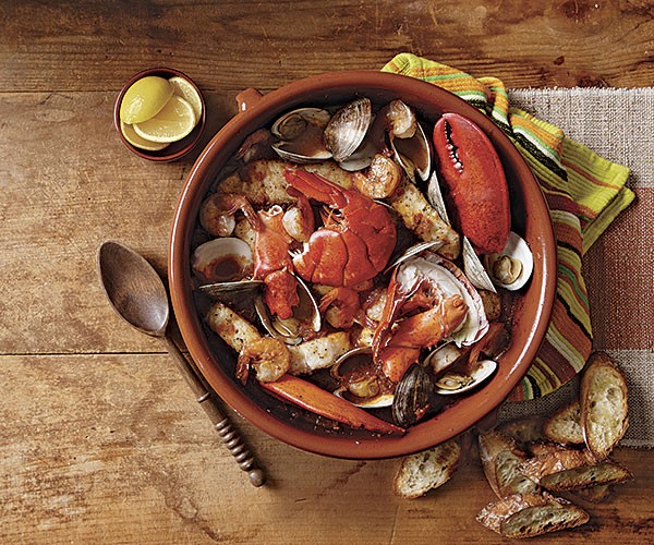 Seafood with Romesco sauce (Romesco de marisc) recipe | Eat Your Books