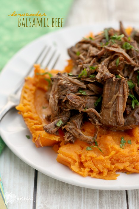 Slow cooker balsamic beef recipe | Eat Your Books