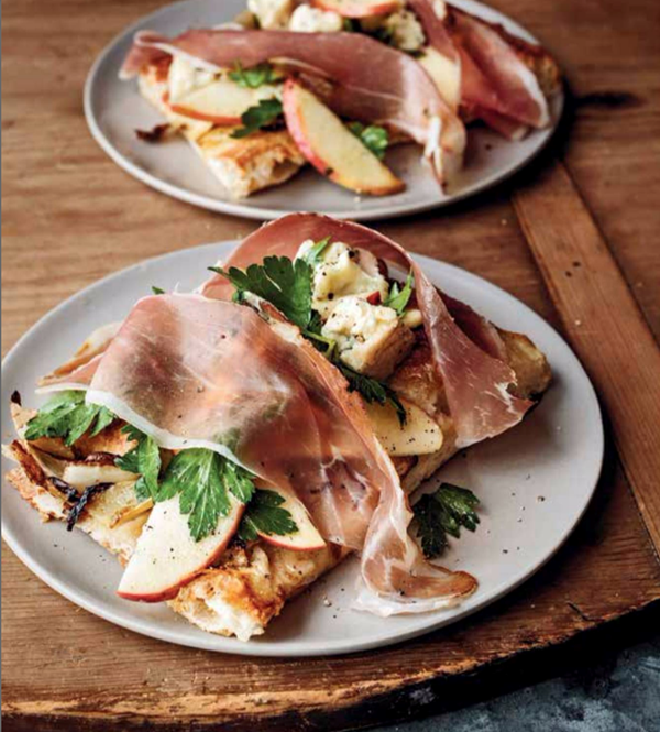 Speck with radicchio, apples, and Gorgonzola (Zola al taglio) recipe ...