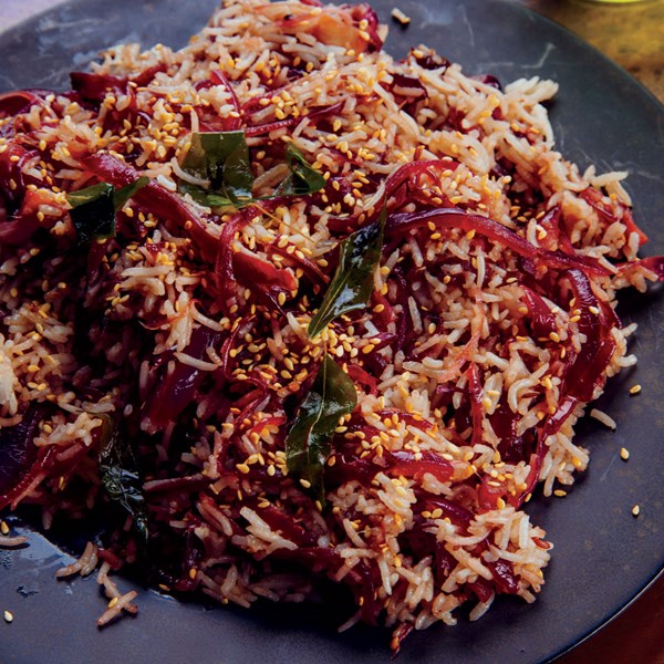 Tamarind + caramelized red onion rice (Imli chawal) recipe | Eat Your Books