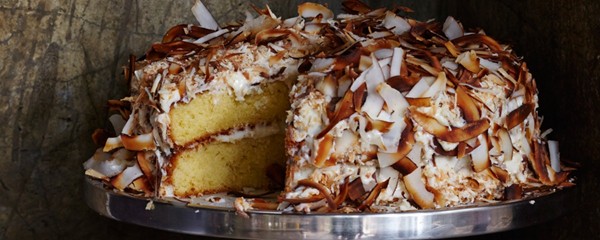 Toasted coconut cake recipe | Eat Your Books