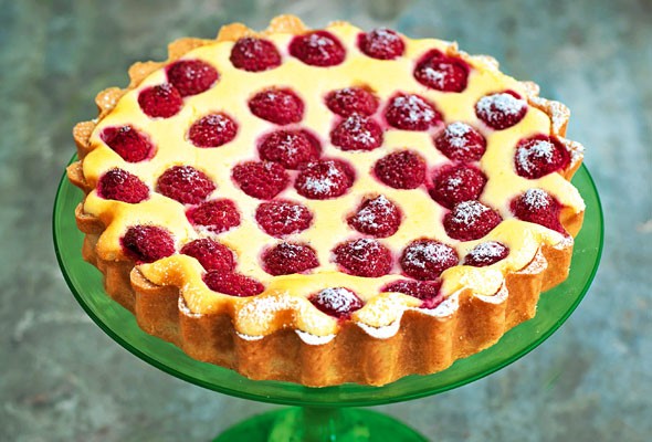 Twice-baked raspberry ricotta cheesecake with a thyme crust recipe ...