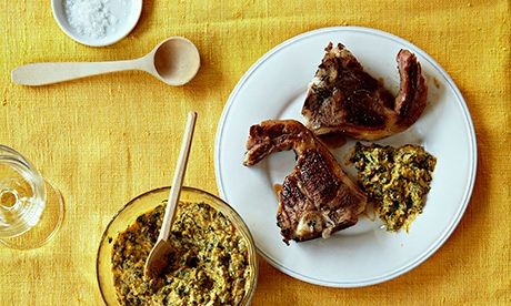 Uchucuta sauce with lamb chops recipe | Eat Your Books